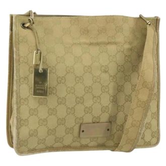 Gucci Pre-owned Canvas Cross Body Bag - - Pre-owned - Damen - Beige - ONE SIZE
