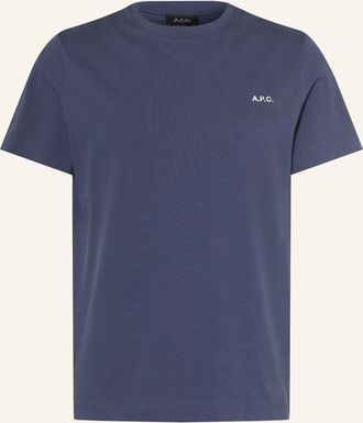 A.P.C. T-Shirt Oliver blau