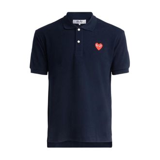 Comme Des Gar&ccedil;ons Polo Piqu&eacute; - - Tops - Herren - Blau - S