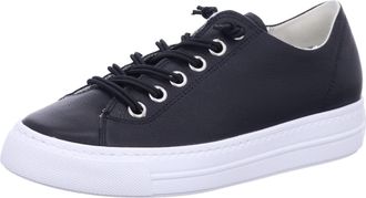 Paul Green Damen, Frauen Low-Top Sneaker,Plateausohle,Halbschuhe,straßenschuhe,Strassenschuhe,Sportschuhe,Freizeitschuhe,Schwarz (JA),37.5 EU / 4.5 UK