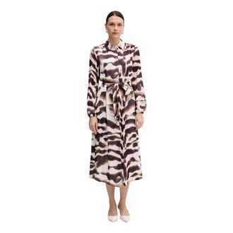 Marc Aurel Midi-Kleid - - Dresses - Damen - Mehrfarbig - S