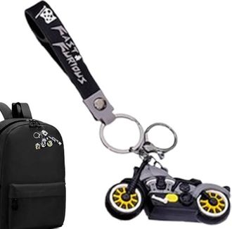 Generic Porte-cl&eacute;s pendentif moto, porte-cl&eacute;s de moto - Pendentifs de sac &agrave; main, porte-cl&eacute;s cr&eacute;atif de moto | Nouveaut&eacute; couple accessoires pour sac porte-cl&eacute;