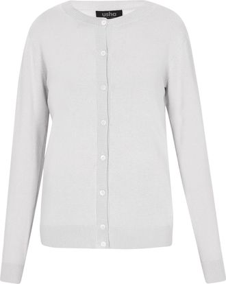 Usha Strickjacke Frauen hellgrau