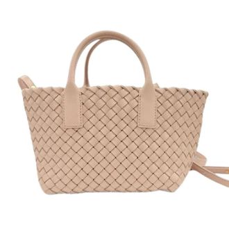 Bottega Veneta Pre-owned Intrecciato Lammfell Handtasche - - Pre-owned - Damen - Rosa - ONE SIZE