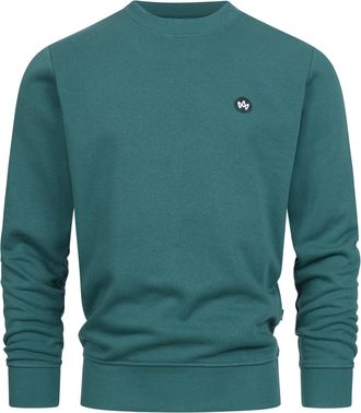 Kronstadt Herren KSLars Organic Sweatshirt mit Rundhalsausschnitt | Sweater Pullover f&uuml;r M&auml;nner Mediterranea, M