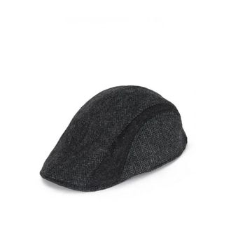 Barbour Polyester Herringbone Tweed Cap - - Accessories - Herren - Grau - XL