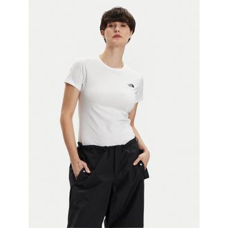The North Face T-Shirt Simple Dome NF0A87NH Weiß Regular Fit