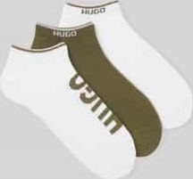 HUGO BOSS Sneakersocken aus Baumwoll-Mis im 3er-Pack