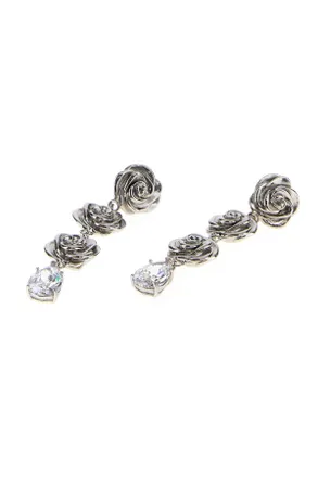 Magda Butrym Womens Silver Metal Earrings Rhodiumsilver Orecchini