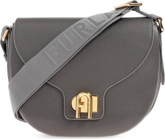 Furla Femme, Sacs, Gris, Taille: ONE Size Sac à bandoulière Lotus Petit