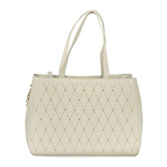 Mario Valentino Femme, Sacs, Blanc, Taille: ONE Size Sac Blanc Donna avec Bandouli&egrave;re Cha&icirc;ne