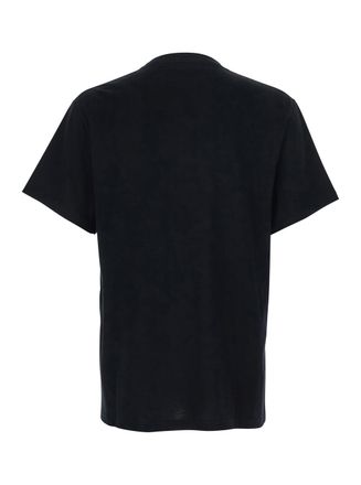 Alexander McQueen Mens Crew Neck T-Shirt Black Cotton T-Shirts And Polos
