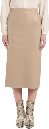 Marella Jupe crayon midi - Femme - Jupes - Beige - Taille: 40 FR