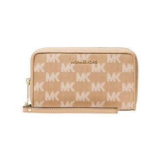 Michael Kors Womens Wallet Camel Cotton Bags