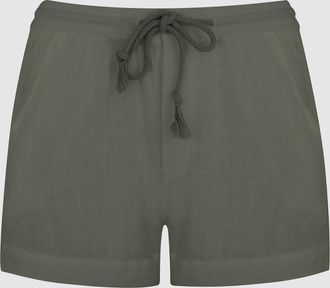 Maison Saint Julien Short Court Bonifacio Khaki