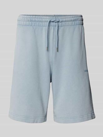 HUGO BOSS Regular Fit Sweatshorts mit Label-Print Modell Dupaly