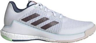 adidas Adidas Womens Crazyflight Sneaker, White/Aurora Metallic/Bright Red, 5.5