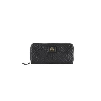 La Martina Polyethylen Slim Wallet mit mehreren F&auml;chern - - Accessories - Damen - Schwarzk - ONE SIZE