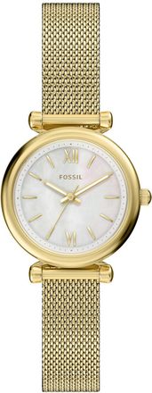 Fossil Uhr Fossil Carlie ES5462 Goldfarben