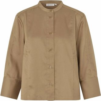 Masai Femme, Blouses et Chemises, Beige, Taille: 44 FR Chemise manches 3/4