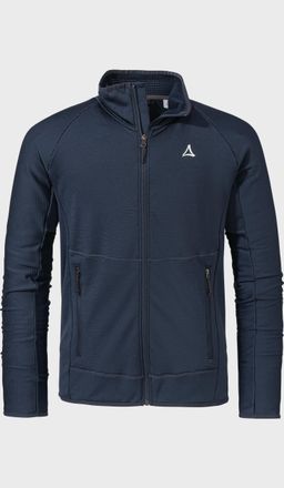 Sch&ouml;ffel Fleecejacke SCH&Ouml;FFEL Fleece Jk Style Cascata MNS, Herren, Gr. 48, blau (8820, blau), Oberstoff: 94% Polyester, 6% Elasthan, regular fit, hoch geschlos