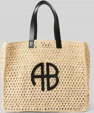 Anine Bing Tote Bag mit Logo-Print