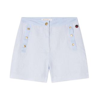 Busnel Pixie Leinen Shorts - - Shorts - Damen - Blau - L
