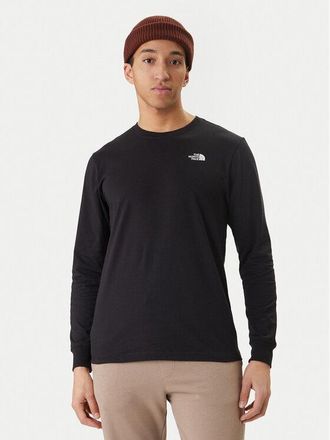The North Face Longsleeve Evolution Simple Dome NF0A8EU3 Schwarz Regular Fit