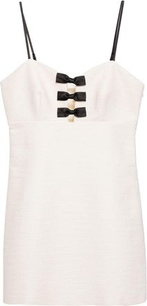 LoveShackFancy Adelaide Kleid - Wei&szlig;
