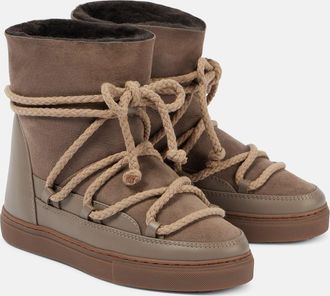 INUIKII Schneestiefel Classic Wedge aus Leder