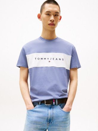 Tommy Jeans T-Shirt TJM REG CBLK LINEAR LOGO TEE