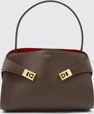 Ferragamo Sac Port&eacute; &eacute;paule FERRAGAMO Femme couleur Gris