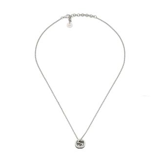 Gucci Verschlungene Kristall-Anh&auml;nger-Halskette - - Accessories - Damen - Grau - ONE SIZE