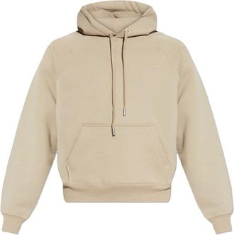 Ami Femme, Sweatshirts et sweats &agrave; capuche, Beige, Taille: 40 FR De Coeur Oversize SweaT-shirt