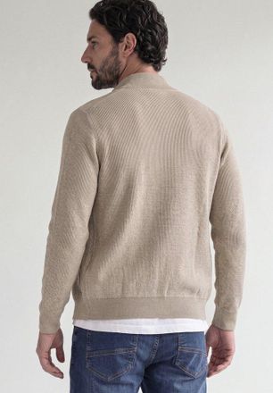 Street One Men Cardigan aus reiner Baumwolle