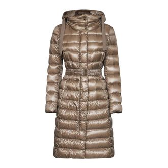 Herno A-Linien-Daunenmantel mit Steppung - - Coats - Damen - Braun - L