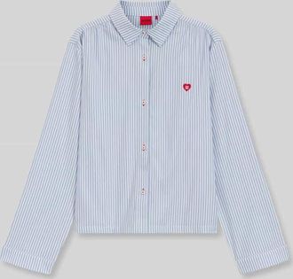 HUGO BOSS Loose Fit Pyjama-Oberteil aus Baumwoll-Viskose-Mix Modell DREEM