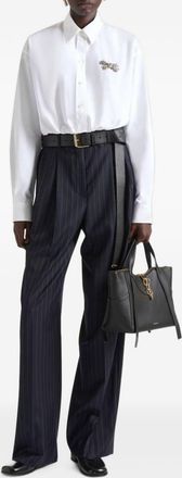 Givenchy Wool Pinstriped Trousers - Navy
