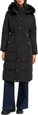 Morgan Damen 252-gsari Daunenjacke, Schwarz M, 42