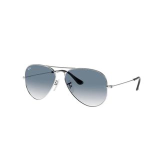 Ray-Ban unisex, Accessoires, Gris, Taille: 58 MM Lunettes de Soleil Aviateur Classiques