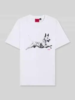 HUGO BOSS Regular Fit T-Shirt aus reiner Baumwolle