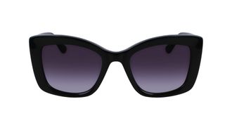 Karl Lagerfeld Unisex KL6139S Sunglasses, 001 Black, 53
