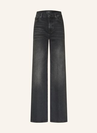 7 For All Mankind Wide Leg Jeans Lotta schwarz