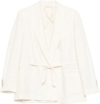 Seventy Femme, Vestes, Beige, Taille: 36 FR Seventy Vestes Cr&egrave;me