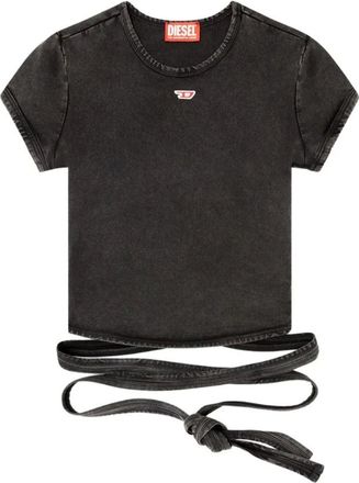 Diesel Femme, Tops, Gris, Taille: 38 FR T-shirt