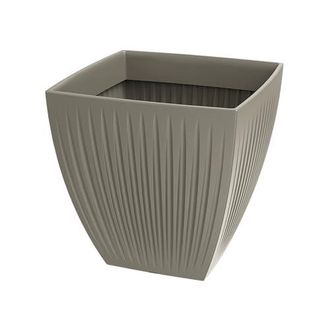 Prosperplast Blumentopf Latia Square MIDL, &Oslash;30 x 30 cm, Mocca