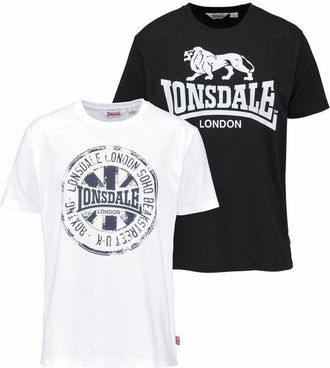Lonsdale T-Shirt DILDAWN (Packung, 2-tlg., 2er-Pack) Doppelpack