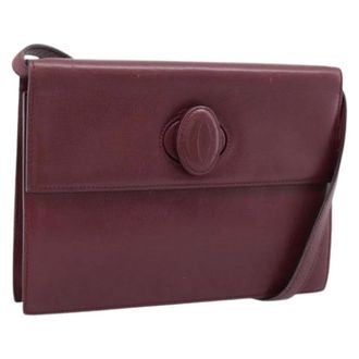 Cartier Sac bandouli&egrave;re vintage Pre-owned - Femme - Pre-owned - Rouge - Taille: ONE Size