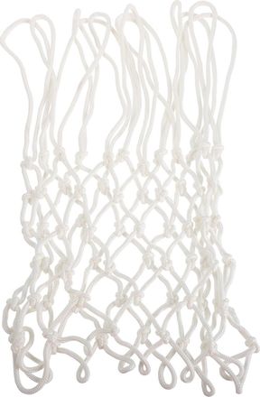 Milisten KOMBIUDA Standard Nachtleuchtendes Basketballnetz Weiß Selbstleuchtendes Nylon Ersatznetz Wetterfest für Outdoor Körbe Robustes Einfach zu Installiere