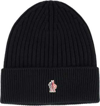 Moncler Ribbed-knit Beanie Hat